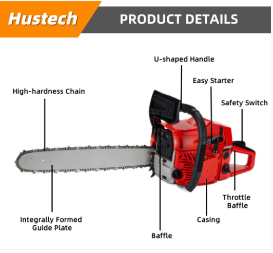 New Design Professional Heavy Duty Gasoline Chainsaw Wood Cutting Mach ...