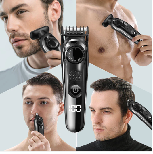 Multi-functional hair clipper, nose hair clipper, razor set for shavin ...